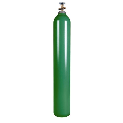 NEW 125 Cu Ft Steel Oxygen Cylinder Tank with CGA540 Valve Oxyacetylene ...
