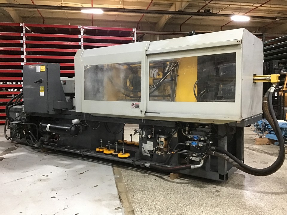 1998 Van Dorn 300HT-14 Plastic Injection Molding Machine 300 Ton 14 oz ...