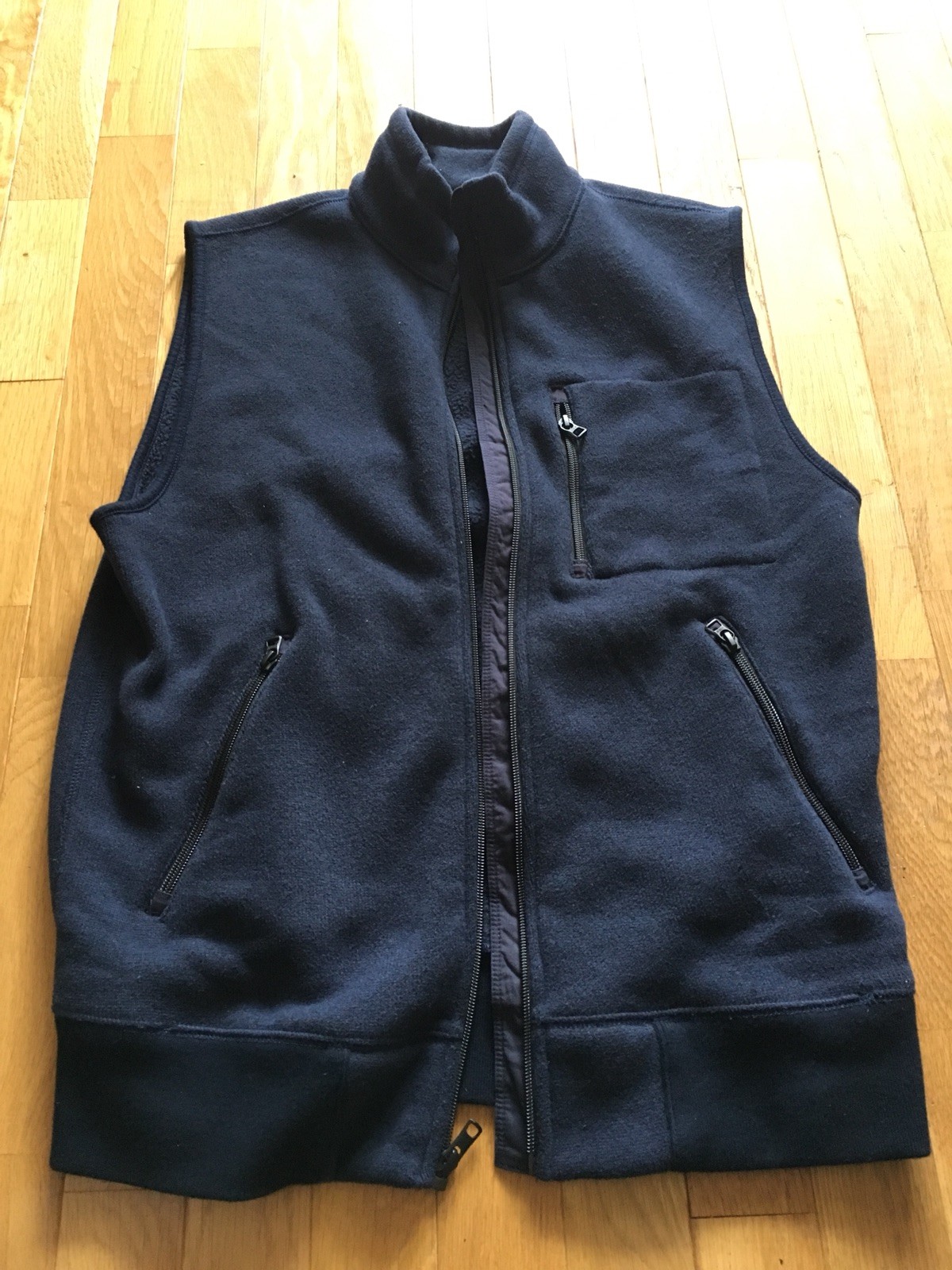 J Crew Summit Fleece Vest - Medium (Dark Blue) | eBay