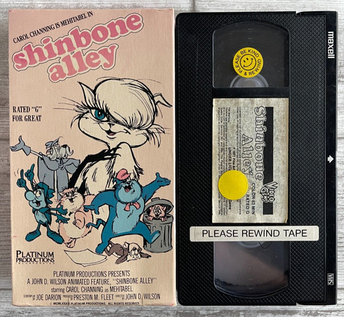 Shinbone Alley VHS Carol Channing Eddie Bracken Alan Reed John ...