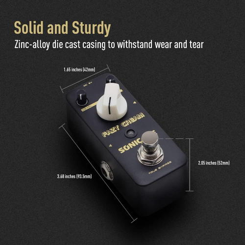 Fuzz Guitar Effect Pedal Fazy Cream Vintage Fuzz Pedal True Bypass ...