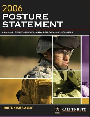 2006 Posture Statement: A Campaign Quality Army With Joint And ...