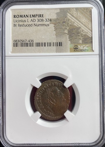 Genuine NGC Certified Ancient Roman Coin Emperor Licinius I 308-324 AD ...