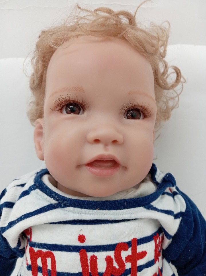 ADG Ashton Drake Galleries Reborn Real Feel Weighted Baby Boy Doll ...