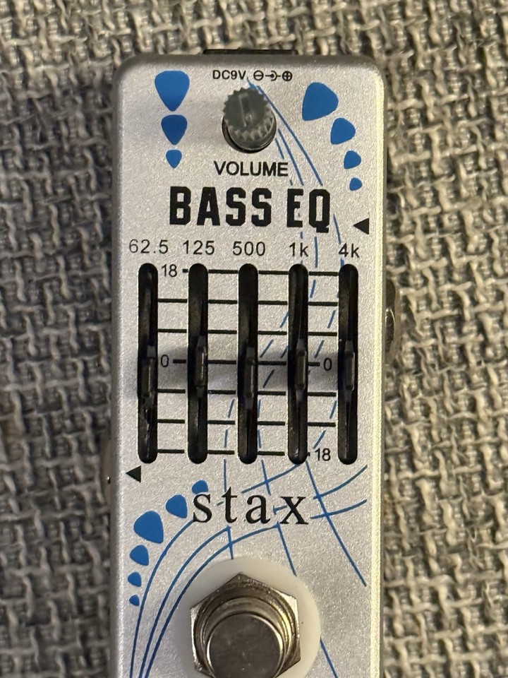 Stax Equalizer Guitar Pedal Analog 5 Band Graphic EQ Guitar Effects Pre ...
