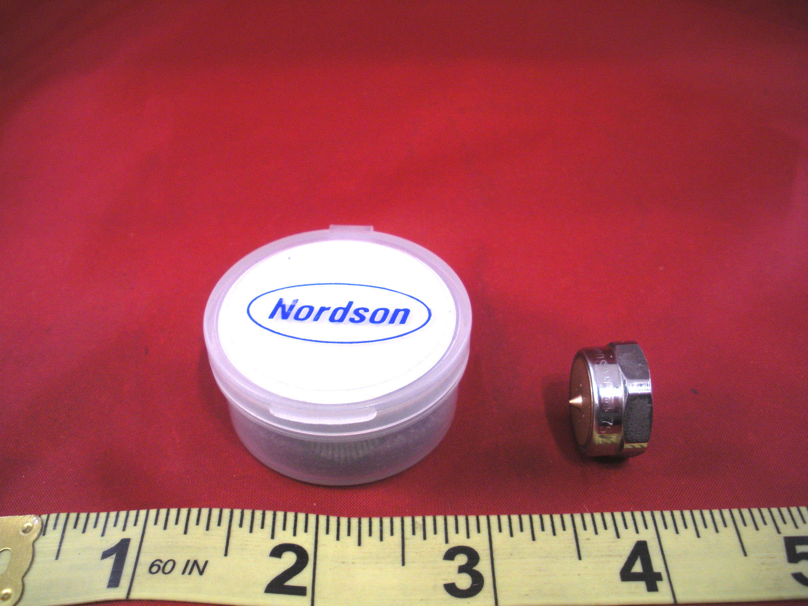 Nordson 754297A Spray Swirl Nozzle Disk O-Ring Unibody 0.018 WC 754297 ...
