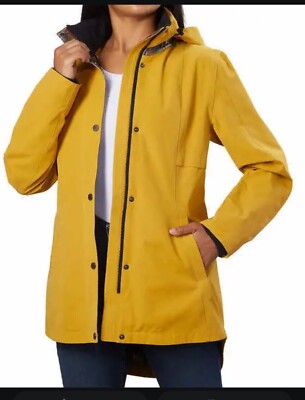 NEW Womens Pendleton Waterproof Breathable Rain Trail Jacket, Yellow ...
