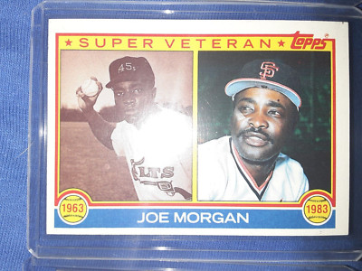 1983 Topps #604 Joe Morgan Super Veteran Houston Colt .45's/San ...