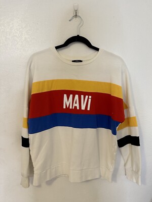 MAVI Sweater Cozy Retro Look xs Oversized Nice Colors Clean Condition ...