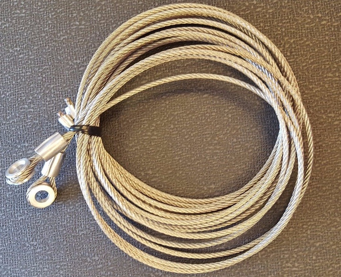 Whiting Style Roll-Up Box Truck Trailer Stainless Door Cable Set ...