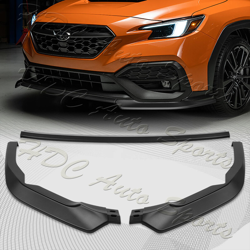 Front Bumper Spoiler Splitter Lip Body Kit For Subaru WRX STI VB