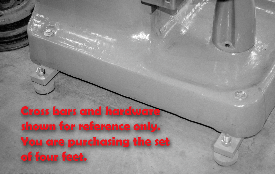 Knee Mill Leveling Feet DIY You Provide SUPPORT BARS Bridgeport Milling ...