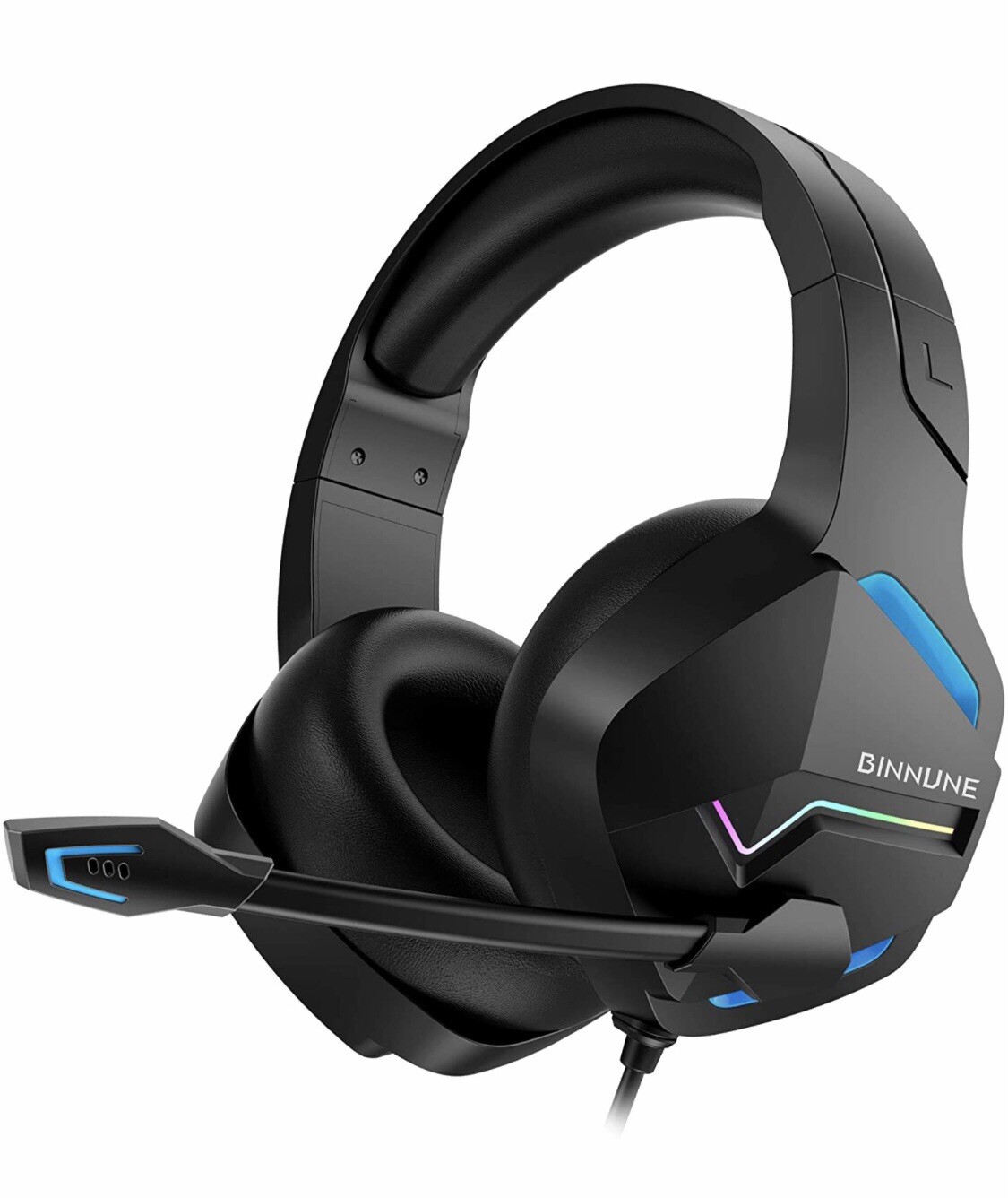 BINNUNE Stereo Noise Canceling Gaming Headset BG01 with RGB Lights New ...