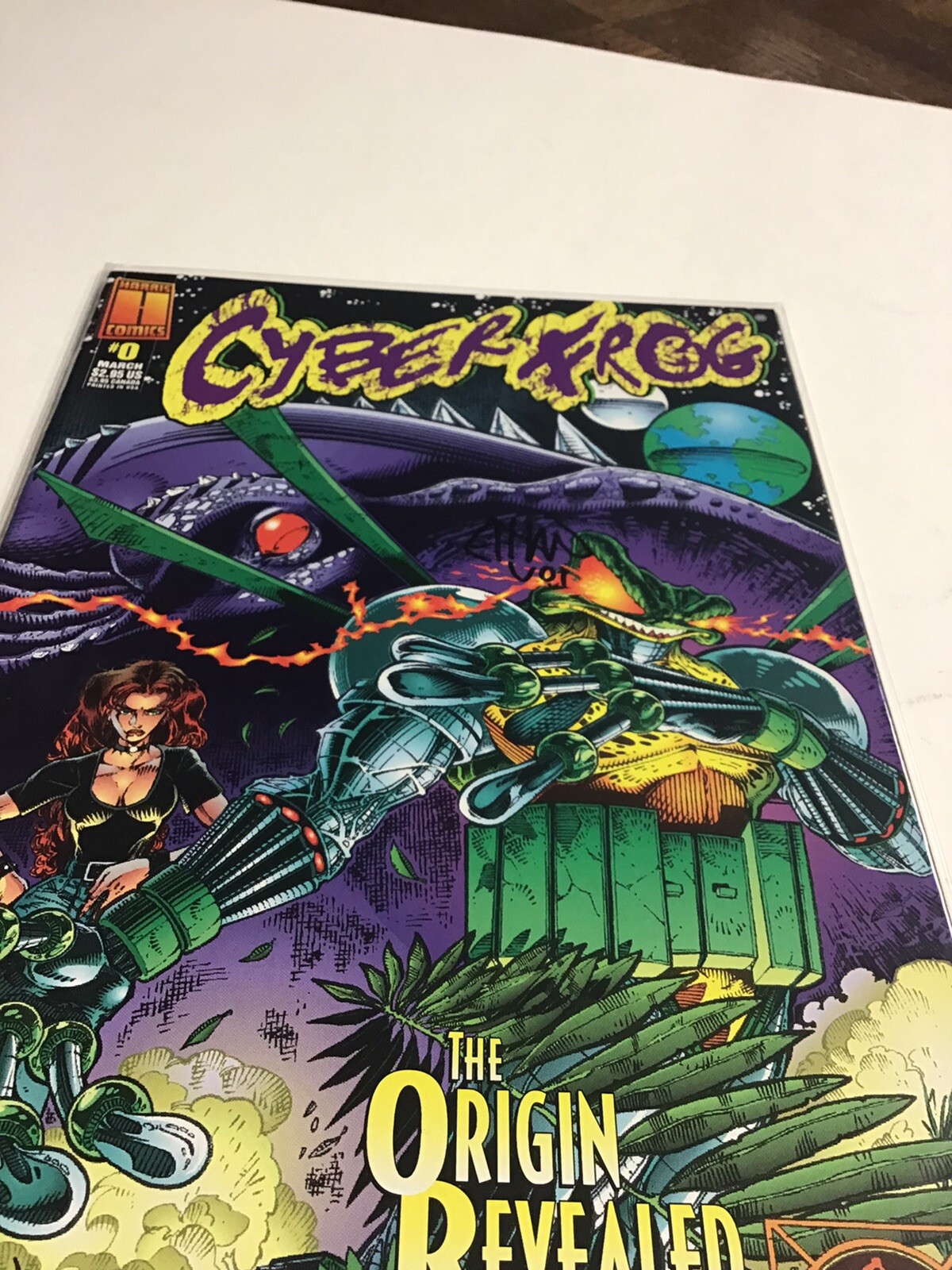 CYBERFROG #0 Origin Revealed, ~ SIGNED BY ETHAN VAN SCIVER ~ Rare ...