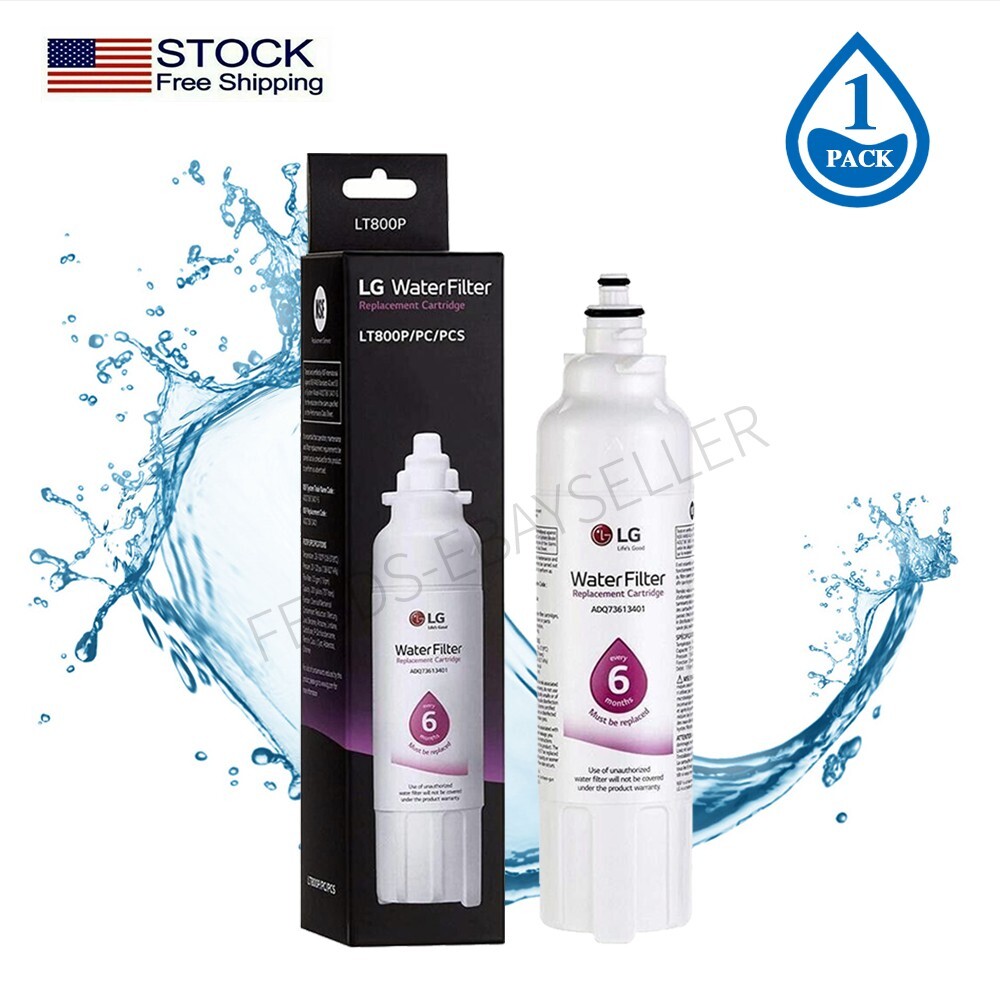 1 Pack New LG LT800P Refrigerator water filter replacement ADQ73613401 ...