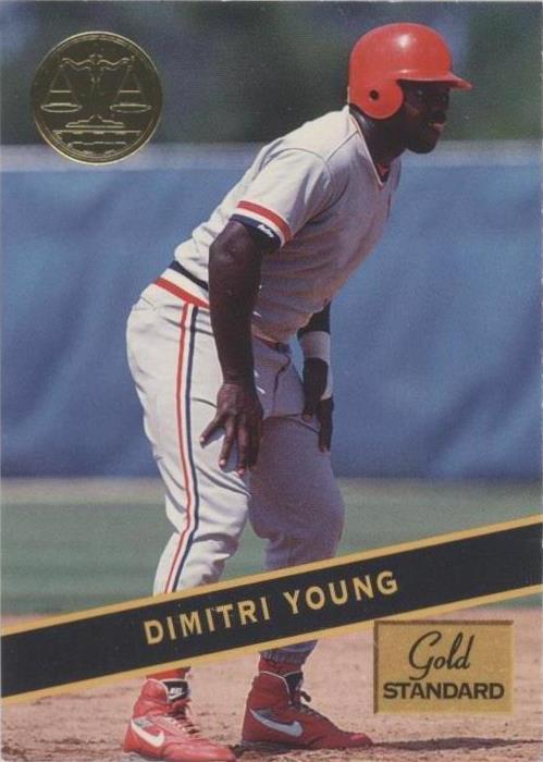 1994 Signature Rookies Gold Standard - Dmitri Young #75 Name Misspelled ...