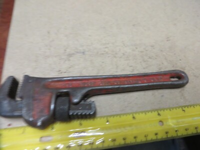 RIGID 8" ADJUSTABLE PIPE WRENCH | eBay