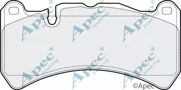 PAD1488 Apec Set Plaquettes de Frein Avant Remplacement 0044205020 ...