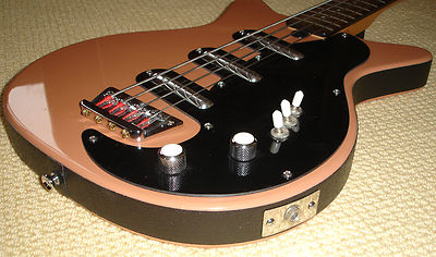 UP TO 62" CUSTOM BLACK DANELECTRO SILVERTONE TELECASTER GUITAR BINDING ...