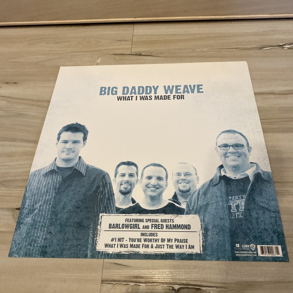 Big Daddy Weave What I Was Made For 12x12- Album Flat Poster Christian ...