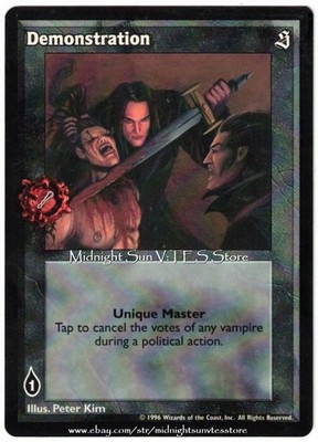 Demonstration The Sabbat V:TES VTES Vampire CCG | eBay