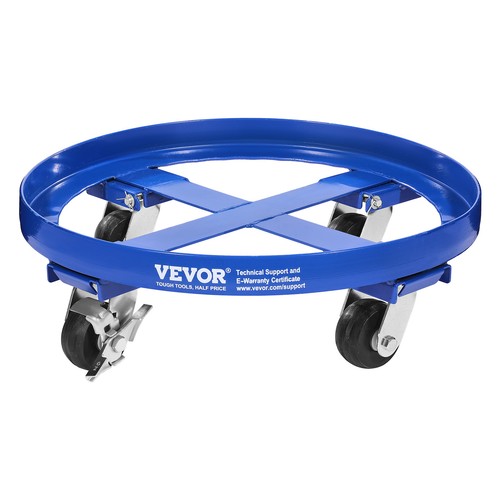 55 Gallon Drum Dolly 2000 lbs Barrel Dolly Cart Drum Caddy 4 Caster ...