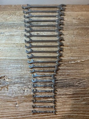 Lot of 22 MAC Tools 4 Way Angle Head SAE Open End Wrench Set DA & IW ...
