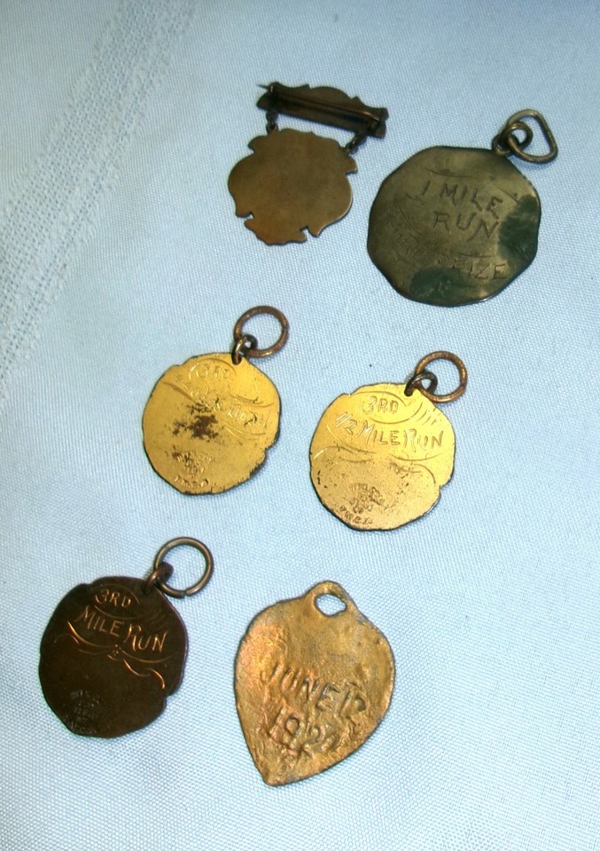 SIX 1904-1920 SPORTING MEDALS - YMCA, BERLIN AGRICULTURAL SOCIETY ...