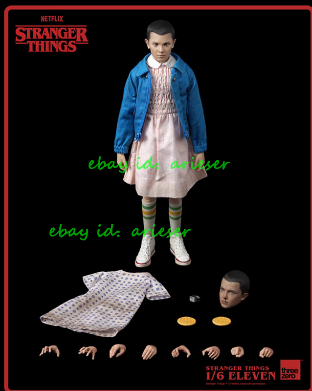 Threezero Stranger Things Eleven 11 1/6 23cm Action Figure New Toys In ...