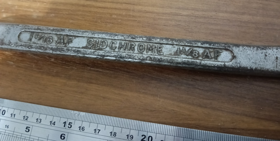 Vintage offset Ring Spanner Sidchrome Australia 1 1/16 AF – 1 1/8 AF ...