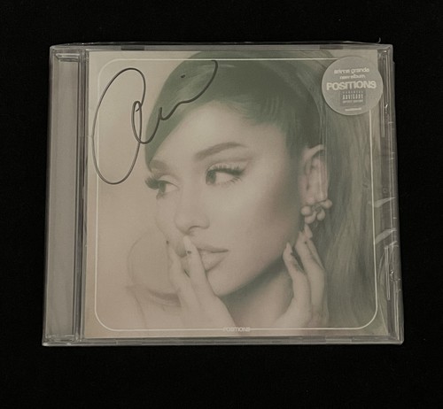 Ariana Grande Signed Positions Album CD Autograph Limited Edition ...