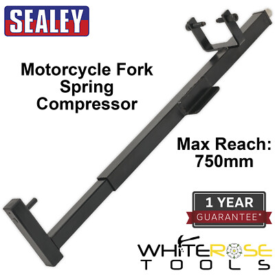 Sealey Motorcycle Fork Spring Compressor Motorbike Suspension Tool Bike ...