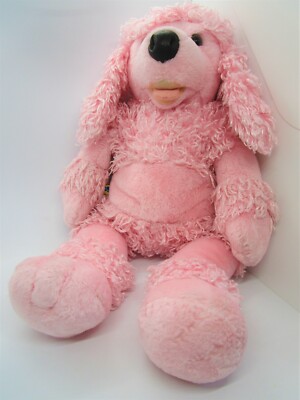 Retired Preowned Poodle Pink Build A Bear ~ 19" x 10" ~ Very Lovable | eBay