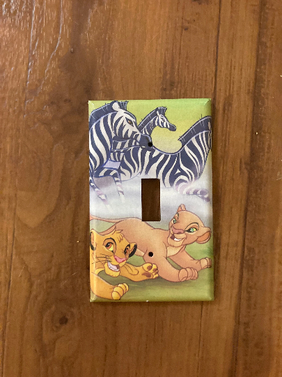 Handmade Lion King Light Switch Cover, Simba, Nala, LK21 | eBay