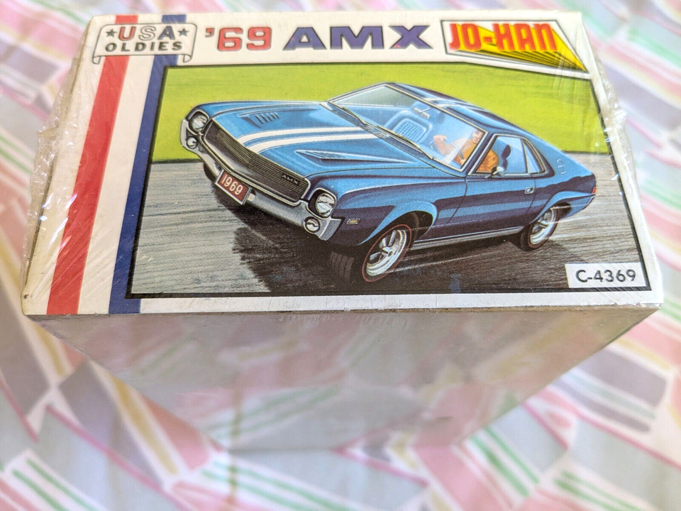 **L@@K! **RARE **FACTORY-SEALED** JO-HAN "1969 AMC AMX" KIT **NIB ...