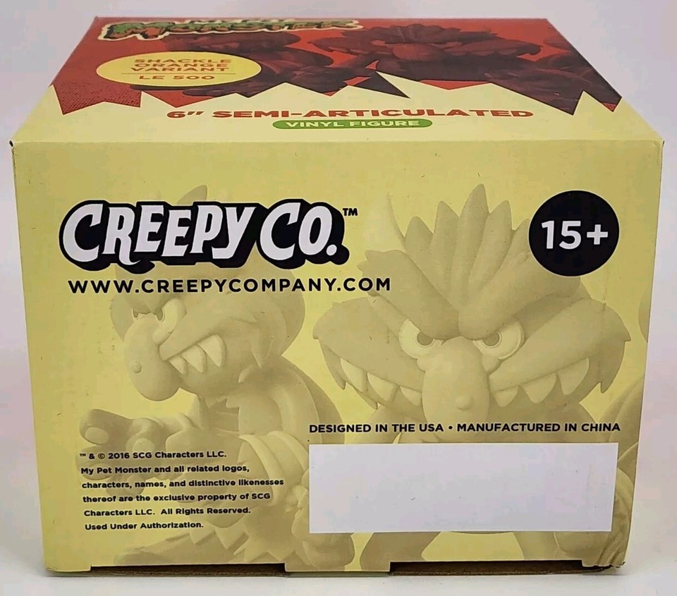 My Pet Monster Vinyl Figure Shackle Orange Edition Creepy Co. Limited ...