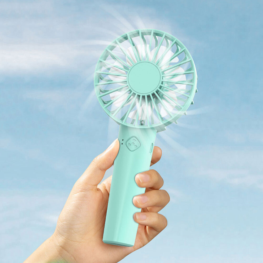 Mini Portable Fan Handheld USB Charging Air Cooling Powerful Fans (Blue ...