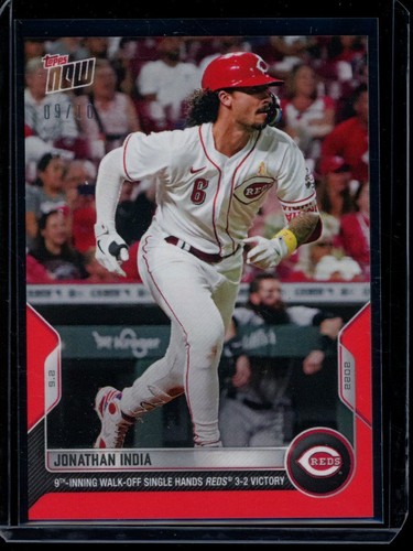2022 Topps Now #826 Jonathan India Red Parallel Card #d /10 | eBay