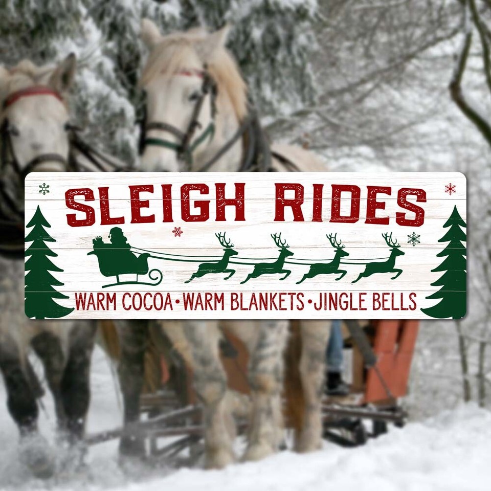Sleigh Rides Warm Cocoa Warm Blankets Jingle Bells Holiday Decor ...
