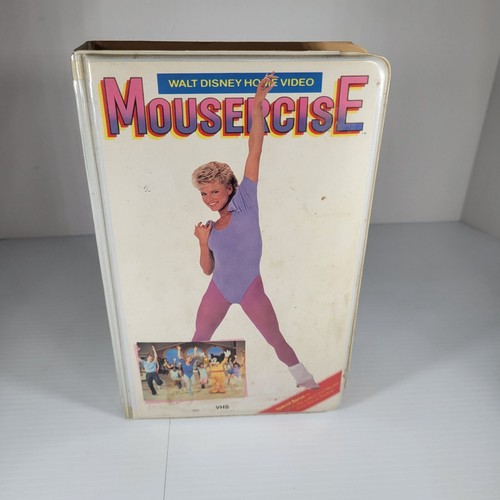 1985 DISNEY HOME VIDEO MOUSERCISE VHS Tape White Clamshell Tested ...