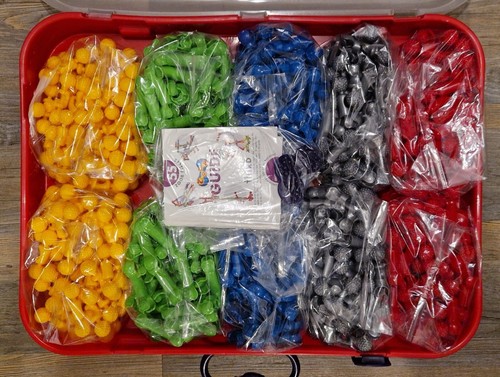 Massive ZOOB Construction Kit, 500 pcs, 9 sets of instructions, movable ...