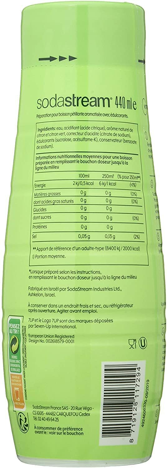 Sodastream Classics Drink Syrup 440ml Flavours Cola Orange Lime ...