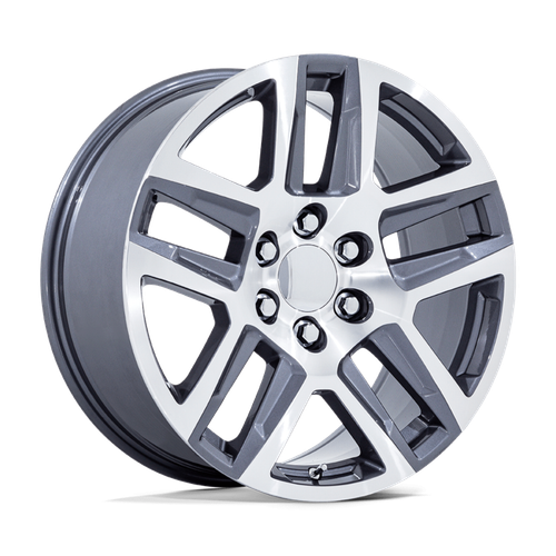 1 20 Inch Silver Gray Wheel Rim PR Replicas PR203 20x9 6x5.5 Lug +28mm ...