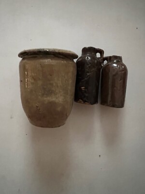 Rare miniature Southern folk pottery late 1800s/early 1900s | eBay