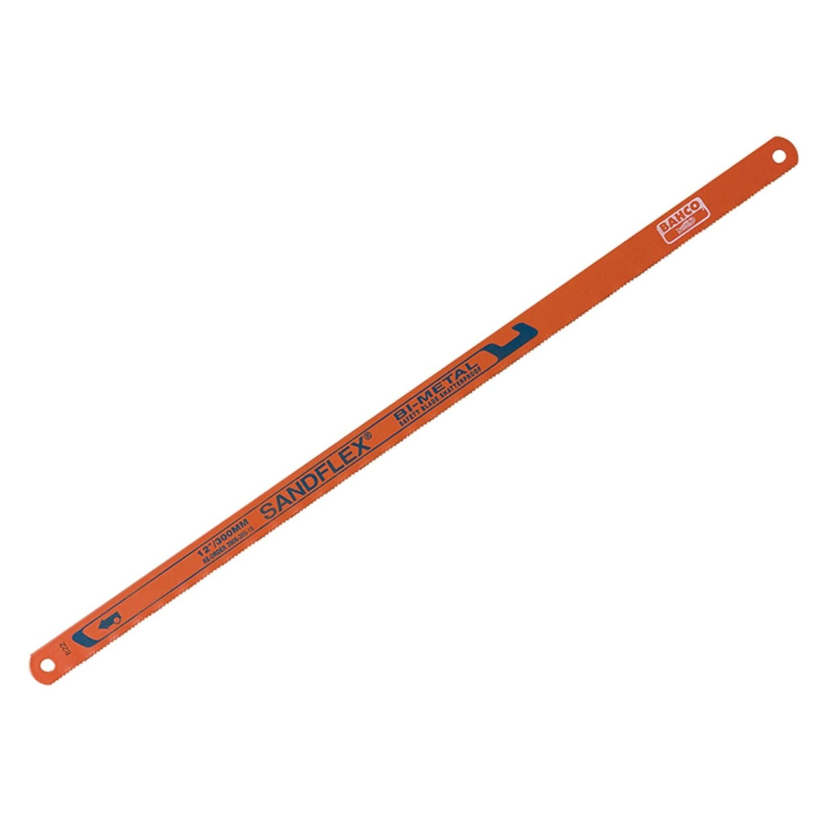 Bahco 300mm 12" Sandflex Shatter Proof Bi-Metal Hacksaw Blades 18 24 32 ...