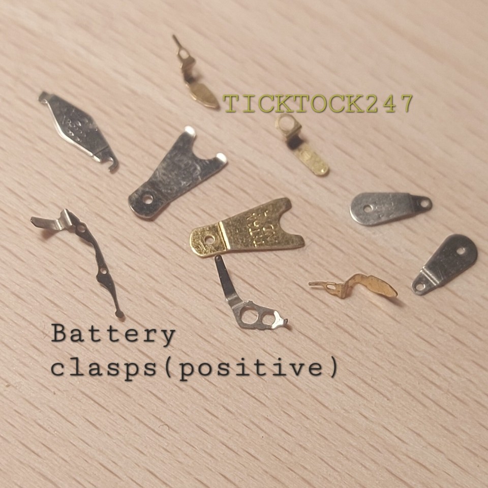 WRIST WATCH Battery clamps[Positive & Negative]ASSORTMENT ⌚️ | eBay