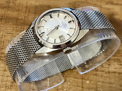 Technos Sky Lady Watch Automatic Women's Swiss Made Round Mesh Band | eBay