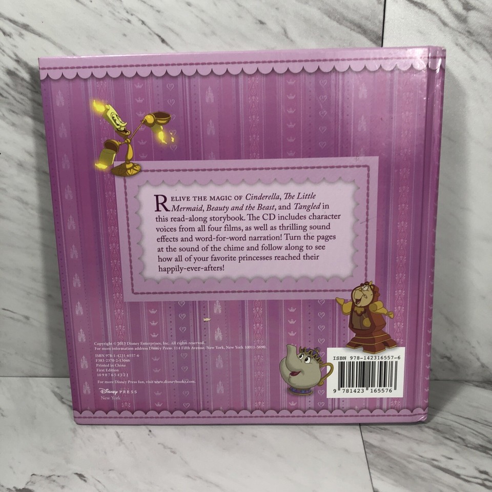 Used Disney Princess Read-Along Storybook And CD Treasury | eBay