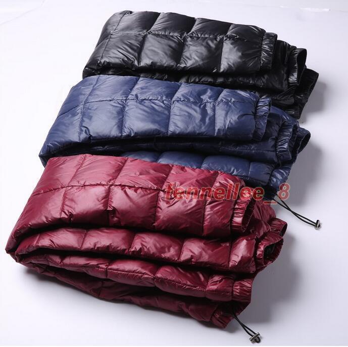 Stylish Women's Duck Down Pants Warm Slim Fit Casual Trousers Winter ...