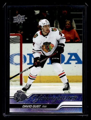 David Gust 2023-24 Upper Deck Young Guns #218 Chicago Blackhawks | eBay